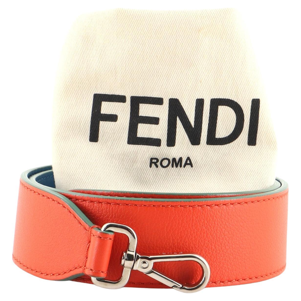 Fendi Strap You Shoulder Strap Leather For Sale at 1stDibs