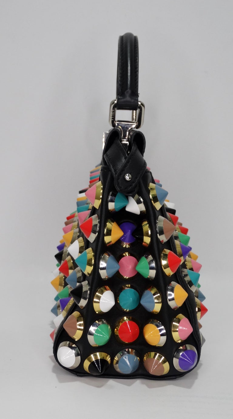 Fendi Studded Mini Peek-a-boo Bag For Sale at 1stDibs | fendi studded ...