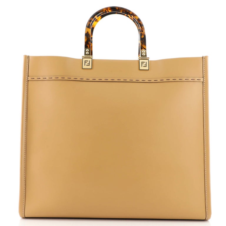 Fendi Sunshine Shopper Tote Leather Medium at 1stDibs