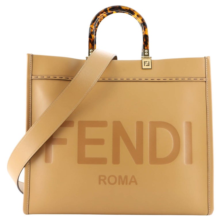 Fendi Sunshine Shopper Tote Leather Medium at 1stDibs