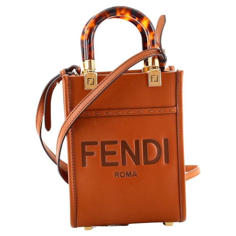Fendi Sunshine Shopper Tote Leather Mini at 1stDibs