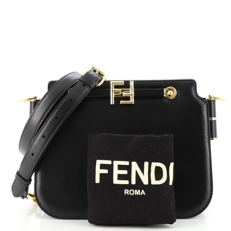 Fendi Touch Shoulder Bag Leather For Sale at 1stDibs