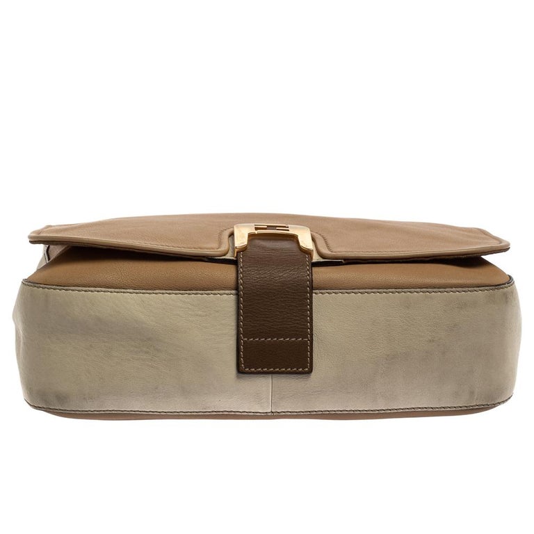 Fendi Tri Color Leather Chameleon Crossbody Bag at 1stDibs