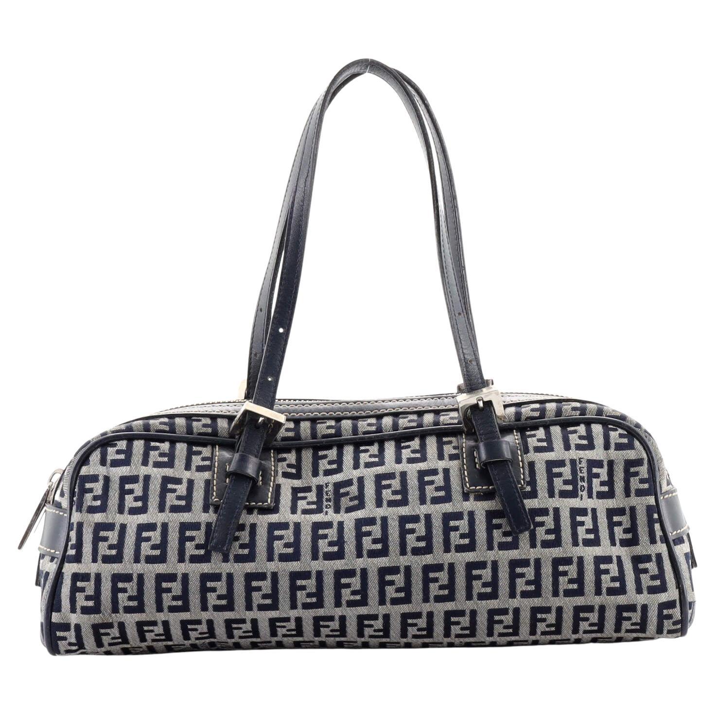 FENDI Gray Grey Suede TO YOU BAG Mini Duffle MIRRORED Handbag at ...
