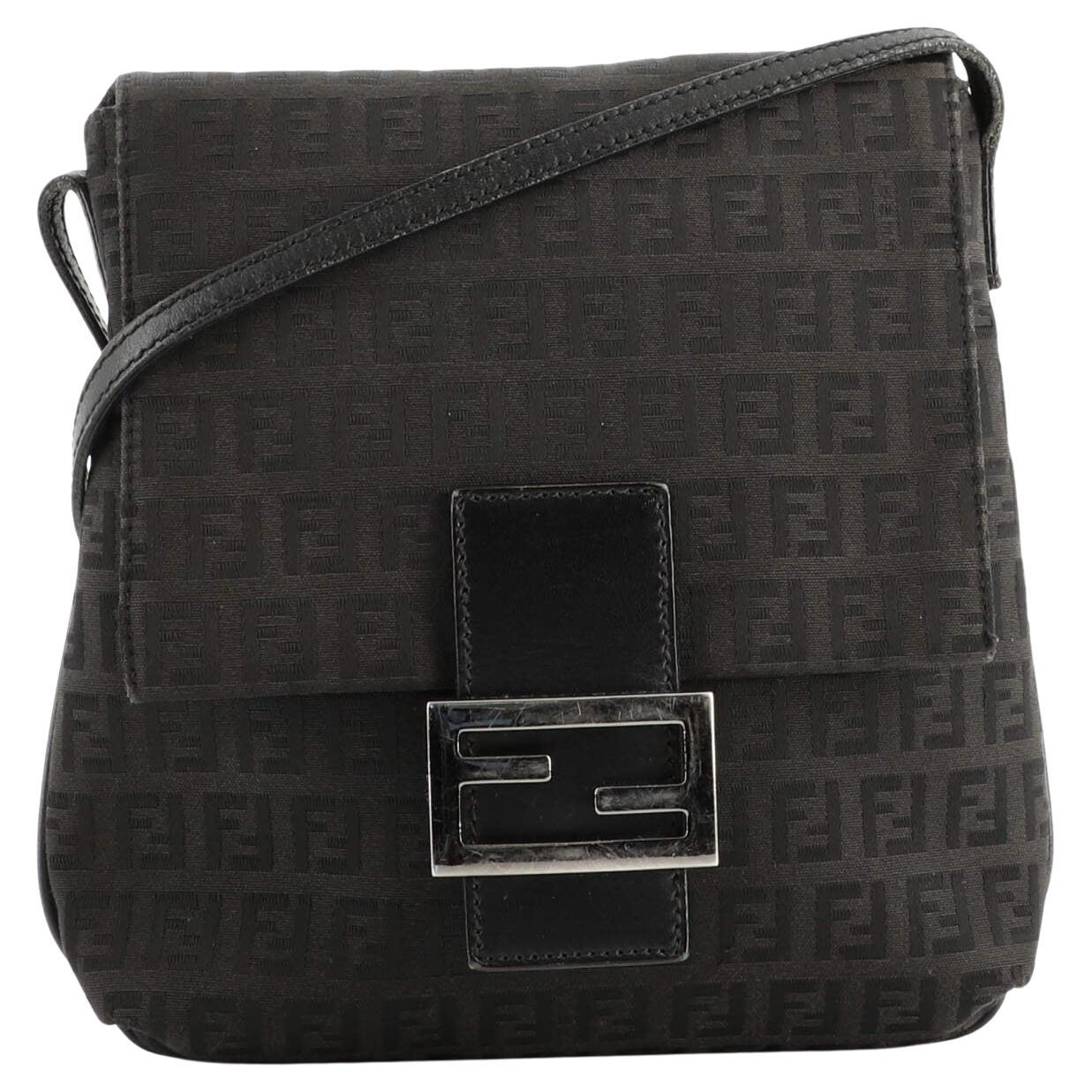 Fendi Mini Logo Canvas Crossbody Bag at Jennifer Dermody blog