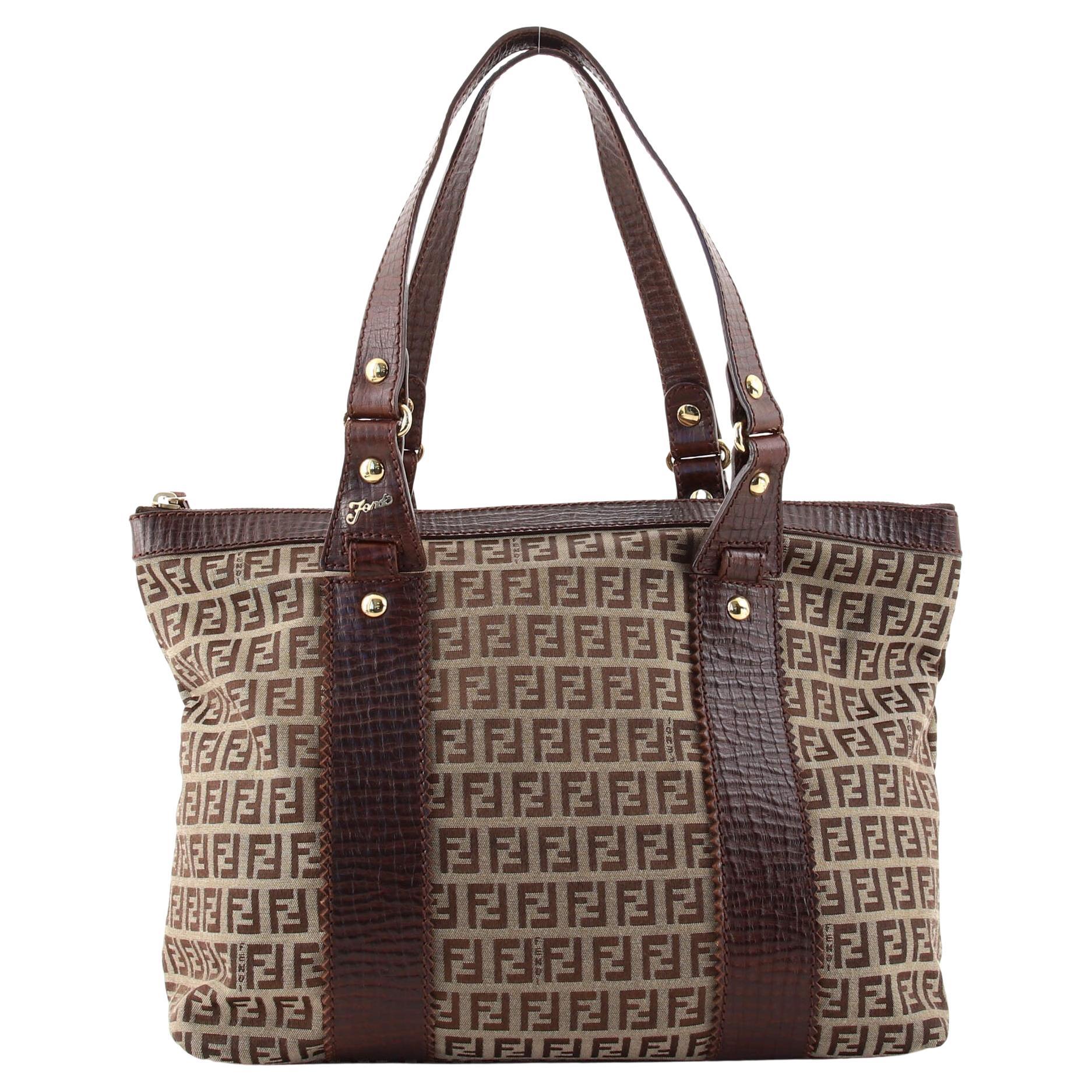 Fendi Color Block 2Jours Handbag Leather Medium at 1stDibs