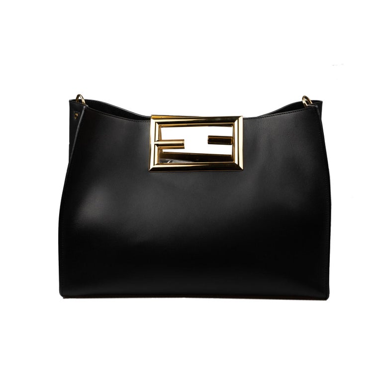 Fendi Way Medium Black For Sale at 1stDibs