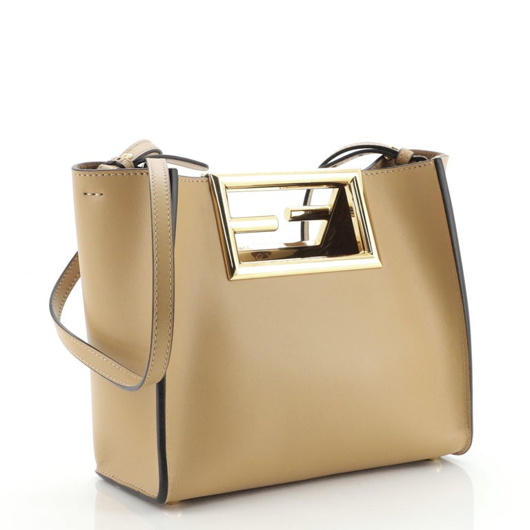 Fendi Way Tote Leather Small at 1stDibs