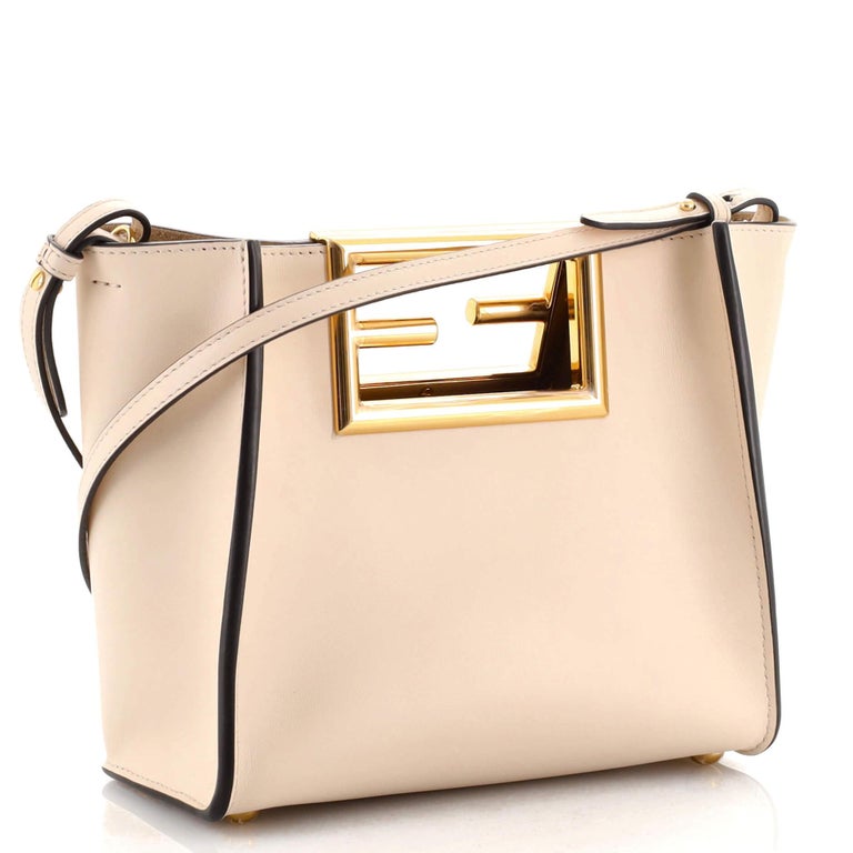Fendi Way Tote Leather Small For Sale at 1stDibs
