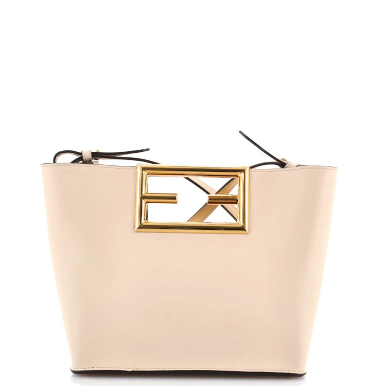 Fendi Way Tote Leather Small For Sale at 1stDibs