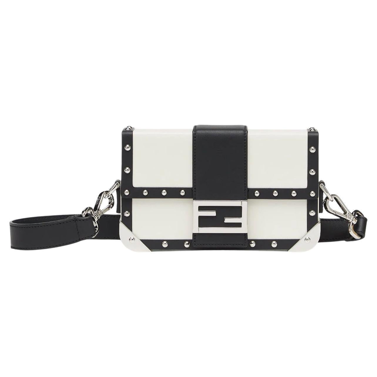 2019 Fendi Brown Calfskin Leather and Monogram PVC Mon Tresor Bucket ...