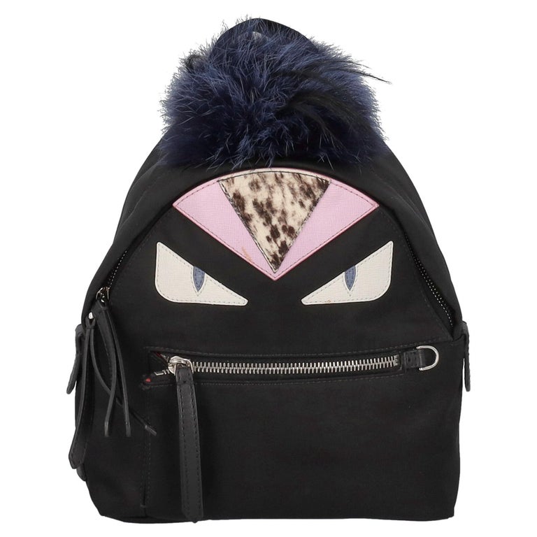 Fendi Women Backpacks Black Synthetic Fibers For Sale at 1stDibs