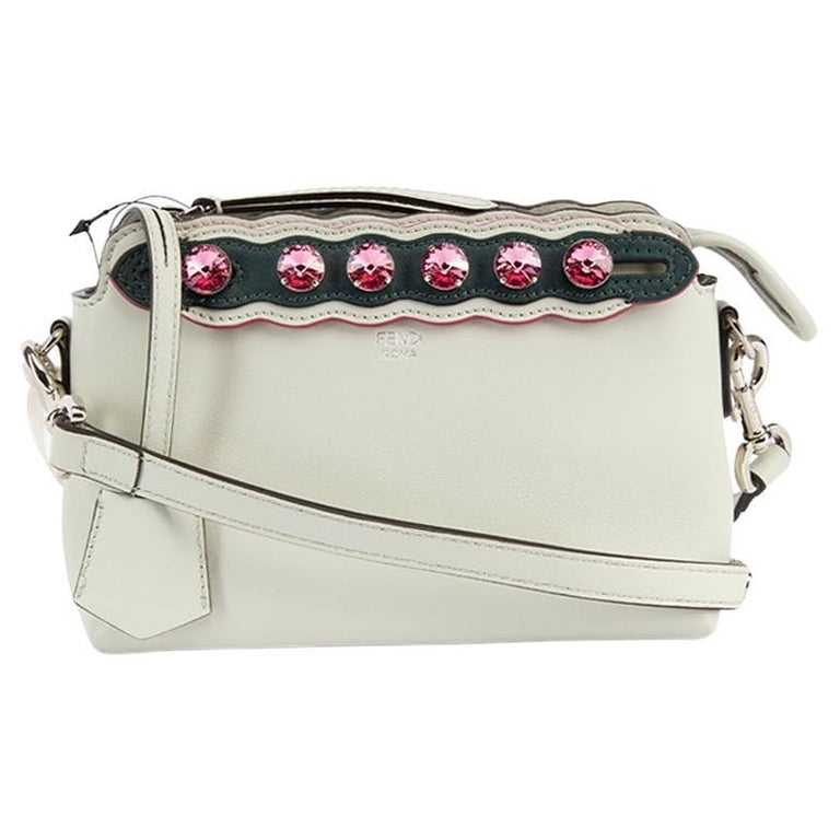 Fendi Women's Blue Mini Crystal By The Way Boston Satchel For Sale at ...