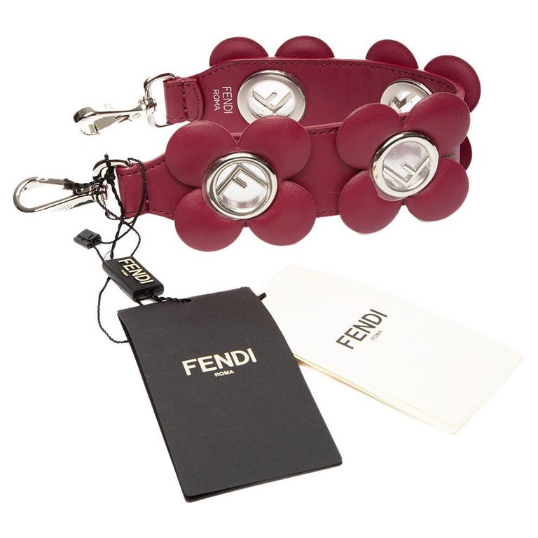 Fendi Women's Mini Strap You with Flowers For Sale at 1stDibs