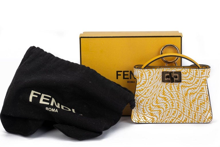 Fendi x Sarah Coleman Nano Peekaboo Bag For Sale at 1stDibs