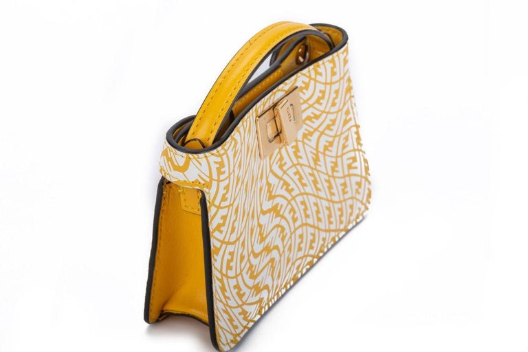 Fendi x Sarah Coleman Nano Peekaboo Bag For Sale at 1stDibs
