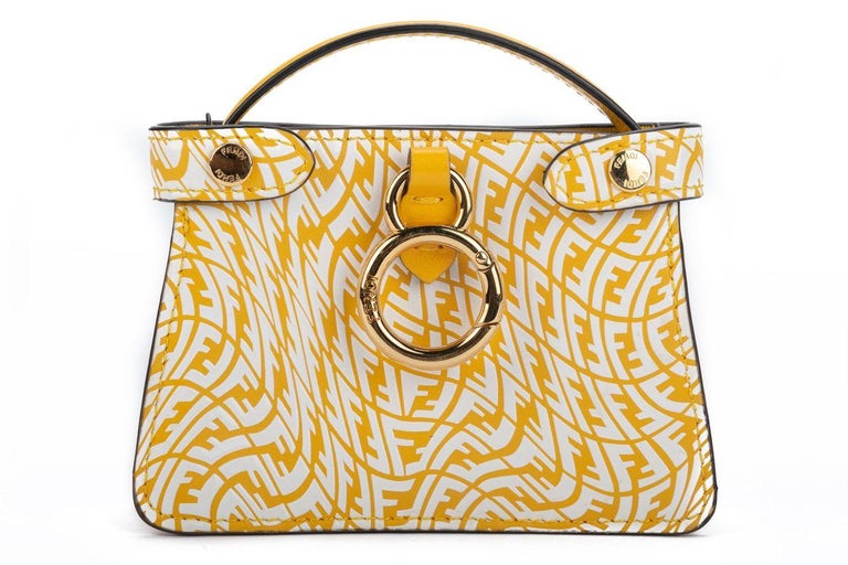 Fendi x Sarah Coleman Nano Peekaboo Bag For Sale at 1stDibs