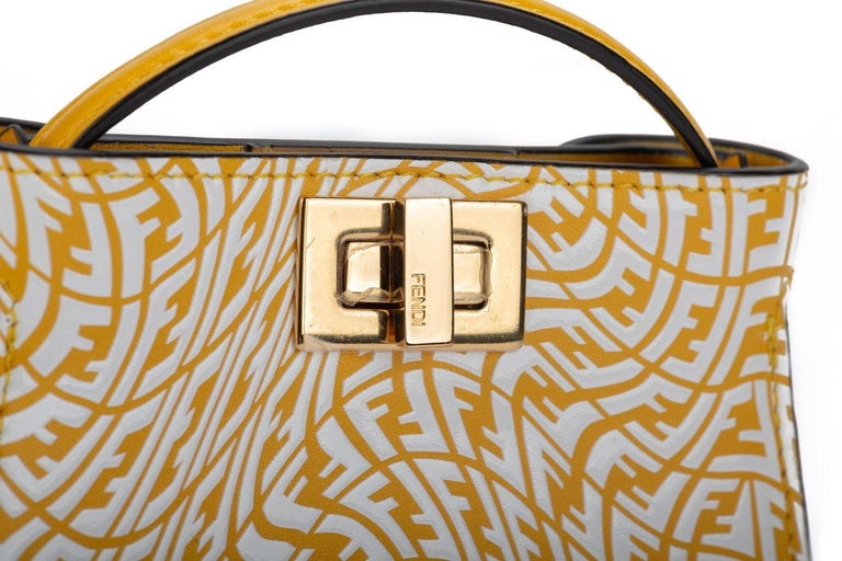 Fendi x Sarah Coleman Nano Peekaboo Bag For Sale at 1stDibs