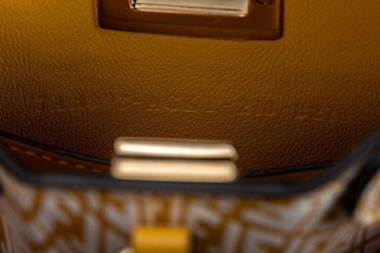 Fendi x Sarah Coleman Nano Peekaboo Bag For Sale at 1stDibs