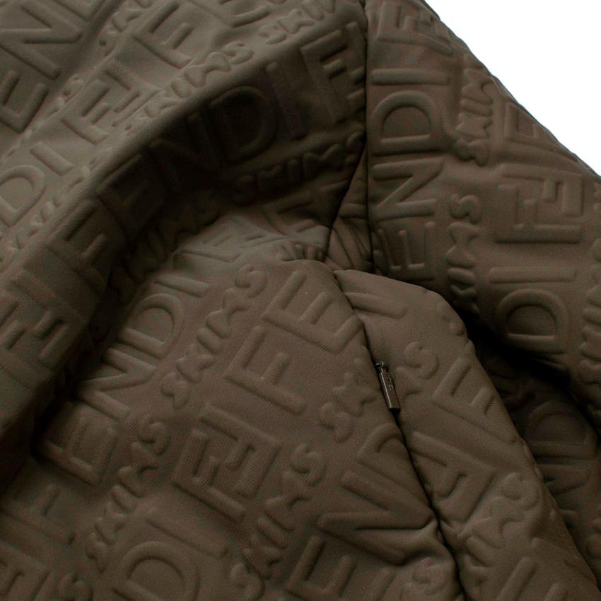 Fendi x Skims Khaki Green Down Puffer Jacket For Sale at 1stDibs ...