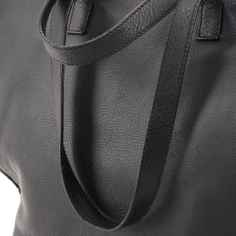 Fendi Zip Shopping Tote Leather and Suede Large For Sale at 1stDibs