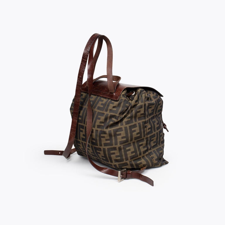 Fendi Zucca FF Backpack For Sale at 1stDibs | fendi zucca backpack