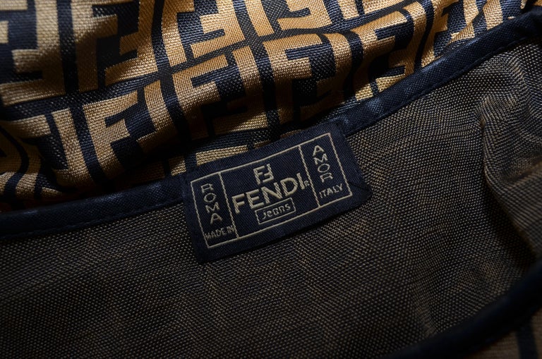 Fendi Zucca Logo Knit Top at 1stDibs | fendi zucca top, fendi strapless top