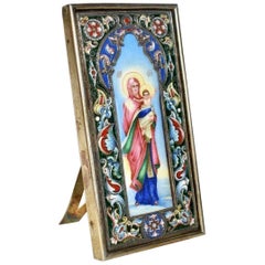 Antique Faberge Style Gold and Precious Stone Flower Model at 1stDibs