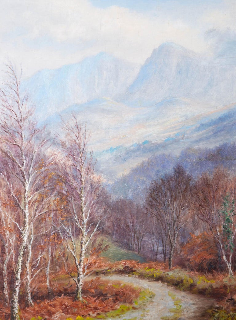 F.E.R. - F.E.R. - 20th Century Oil, Mountain Path For Sale at 1stDibs