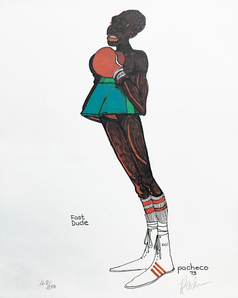 Ferdie Pacheco - FAST DUDE (BASKETBALL) For Sale at 1stDibs