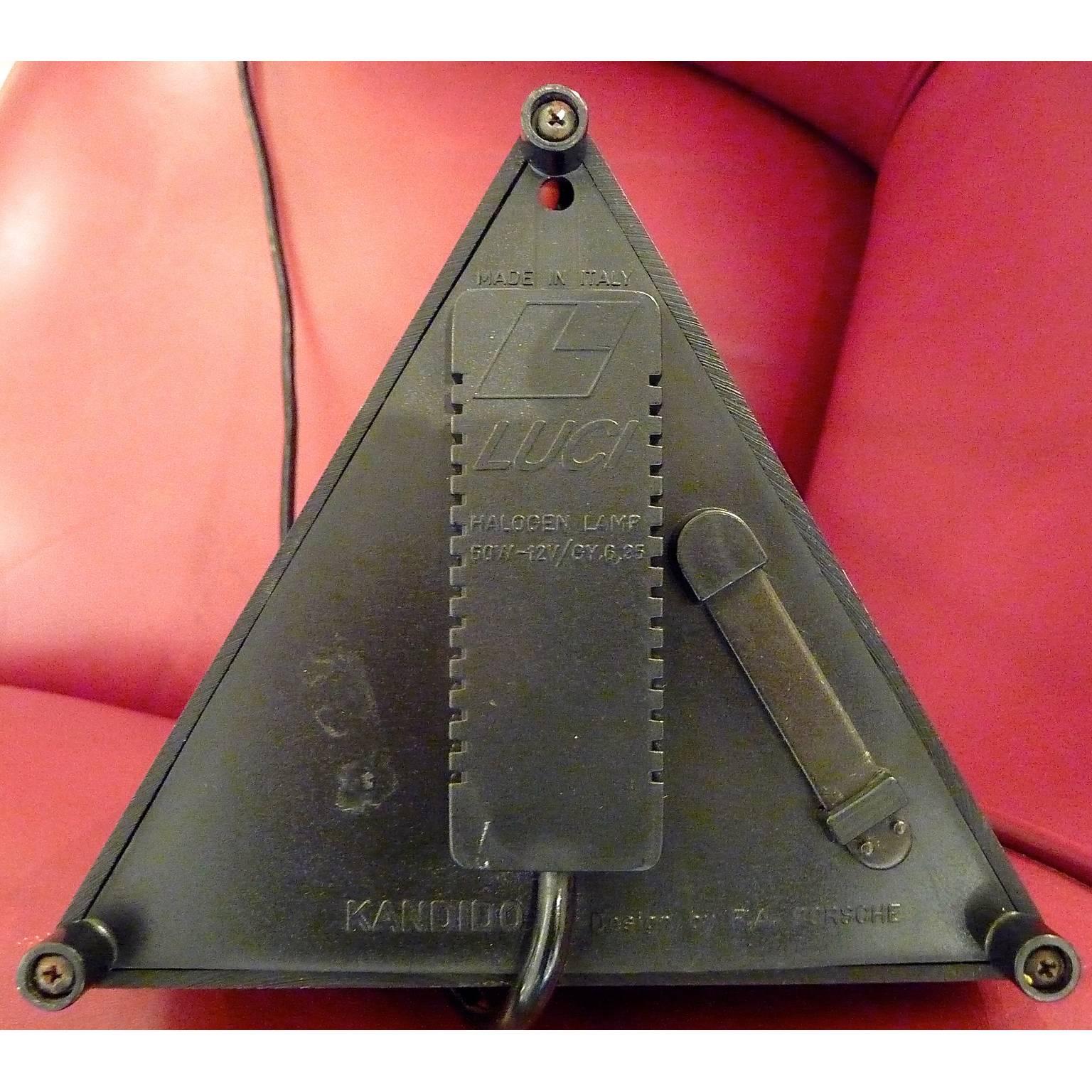 Ferdinand Porsche Kandido Telescopic Table Lamp for Luci, Italy, 1980s ...