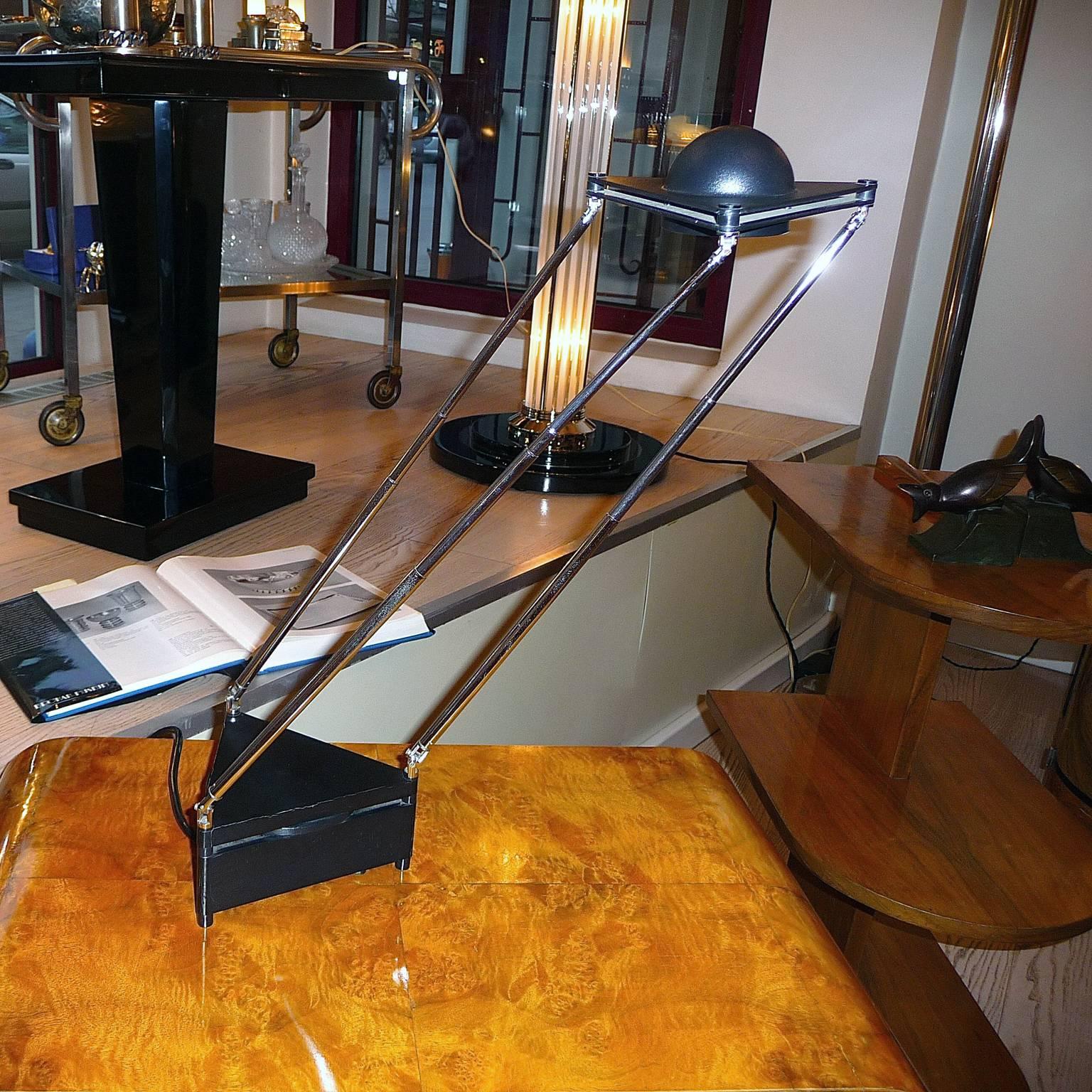 Ferdinand Porsche Kandido Telescopic Table Lamp for Luci, Italy, 1980s ...