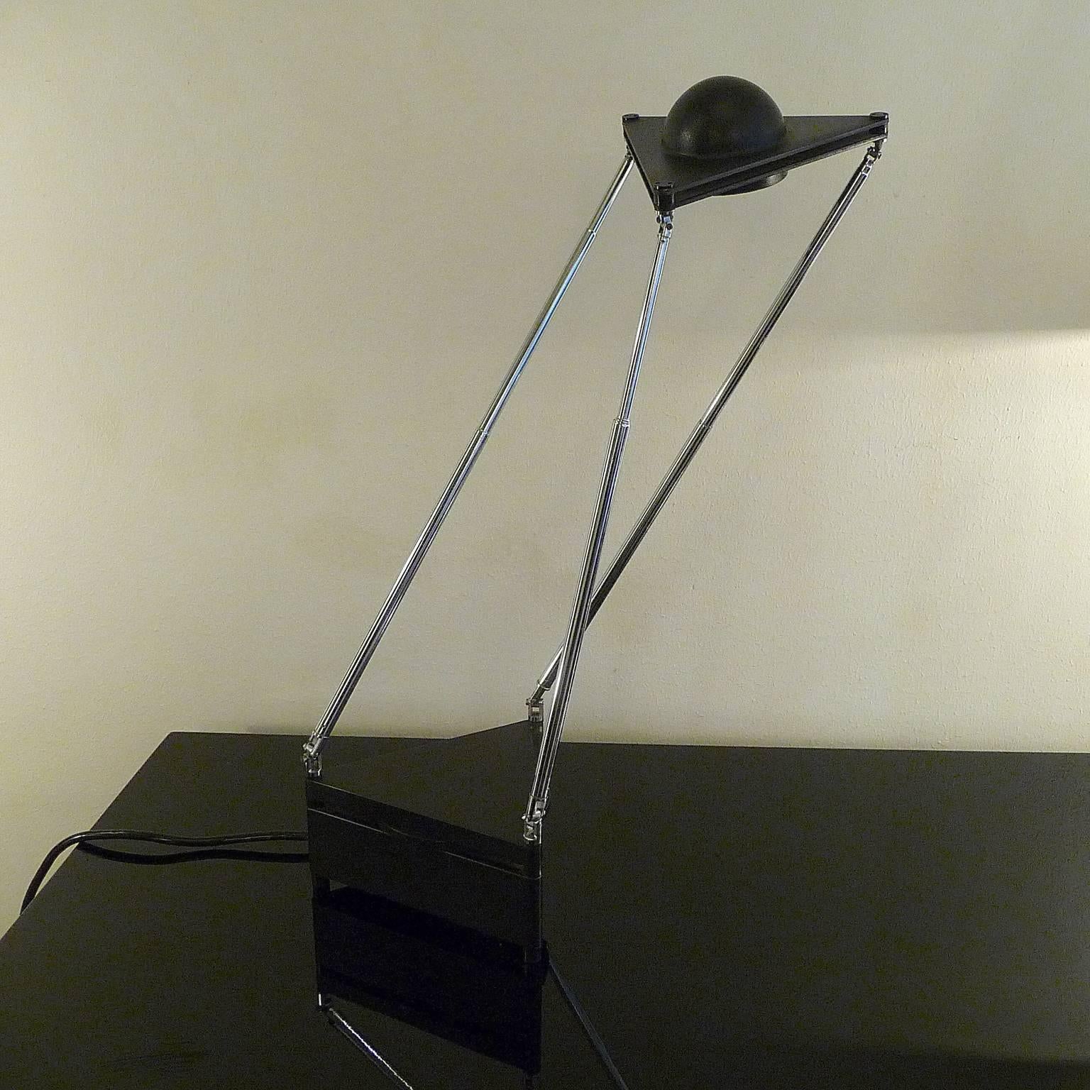 Ferdinand Porsche Kandido Telescopic Table Lamp for Luci, Italy, 1980s ...