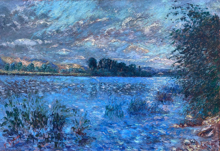 Ferdinand Scossa Baggio - Blue and green landscape 1911 French ...