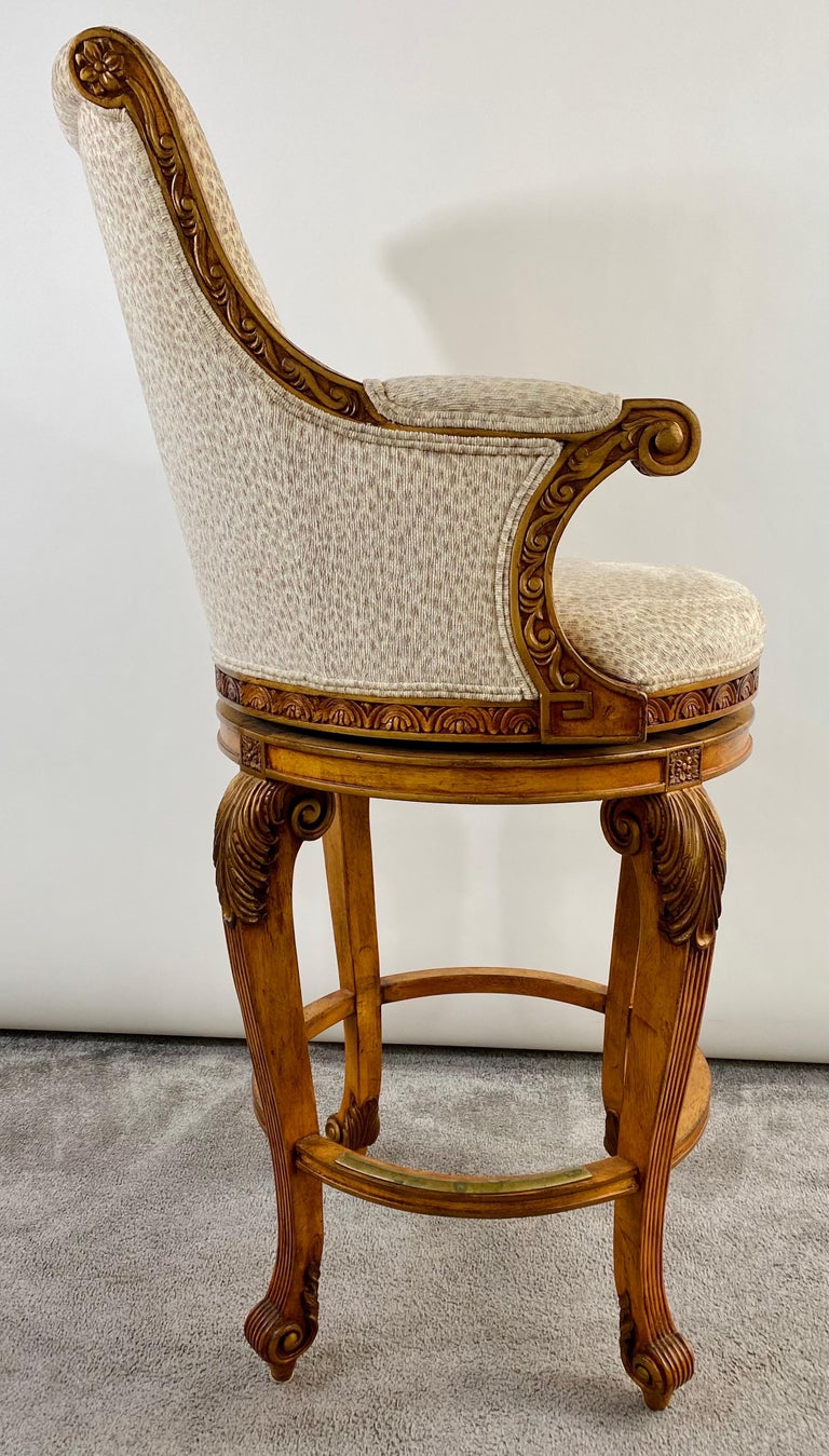 Ferguson Copeland Italian Provincial Style Bar Stool, a Pair For Sale ...