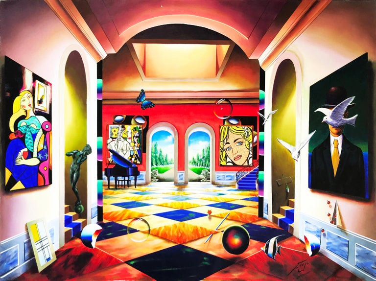 Ferjo, Fernando de Jesus Oliveira - GRAND HALLWAY (PICASSO LICHTENSTEIN ...