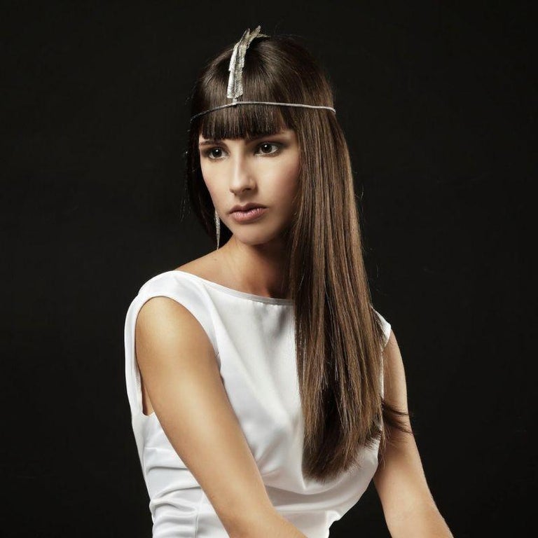 Fern Headpiece in Gold For Sale at 1stDibs