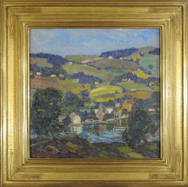 Fern Isabel Coppedge - "Milford Above the Delaware" For Sale at 1stDibs