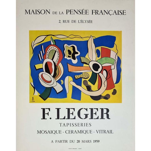 Fernand Léger - Still life with Journal and Flowers - Lithograph and ...