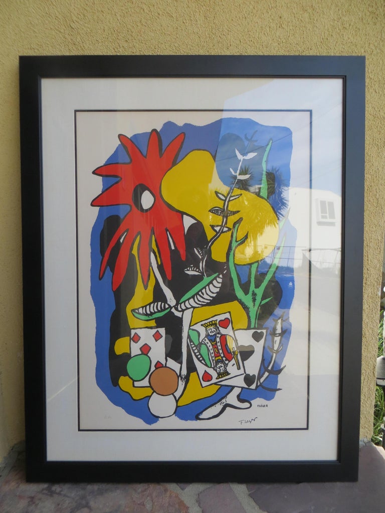 Fernand Léger - FERNAND LEGER (1881-1955): STILL LIFE WITH PLAYING ...