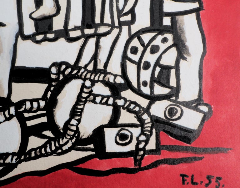 Fernand Léger - Happy People : The Parade - Lithograph and Stencil ...