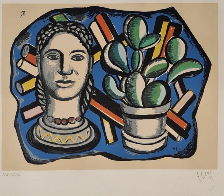 Fernand Léger - Head and cactus at 1stDibs