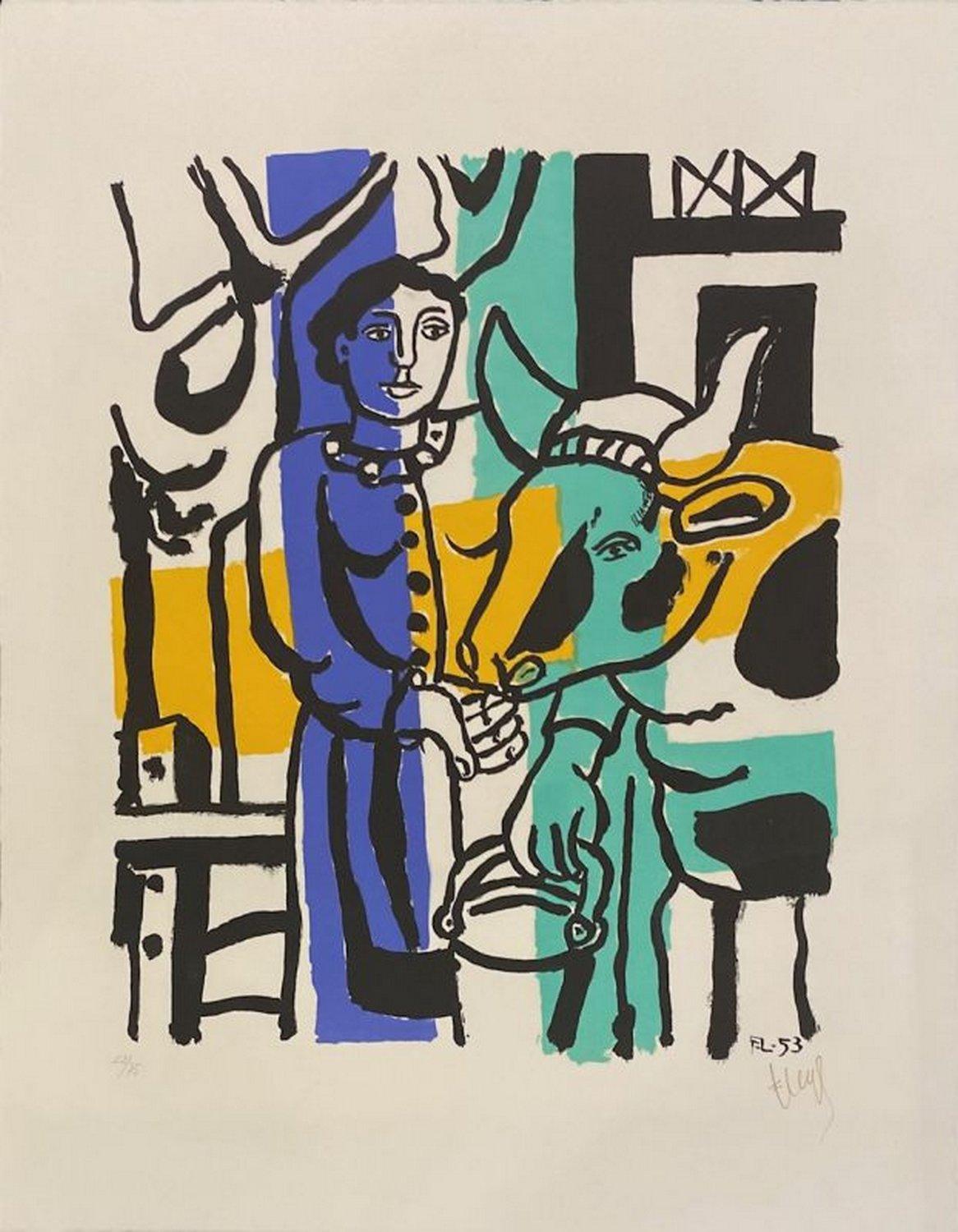 Fernand Léger - Musée Cantini by Fernand Leger lithographic poster at ...