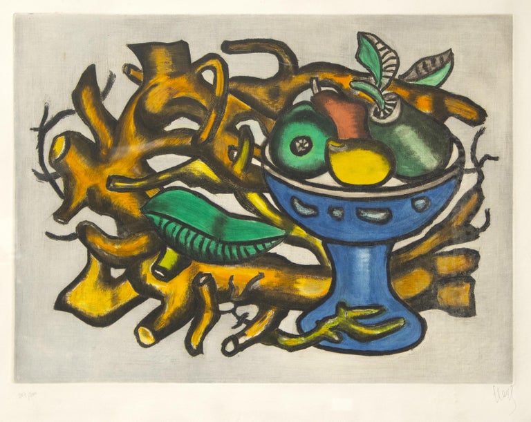 Fernand Léger - Nature morte à la Coupe de Fruit - Lithograph by F ...