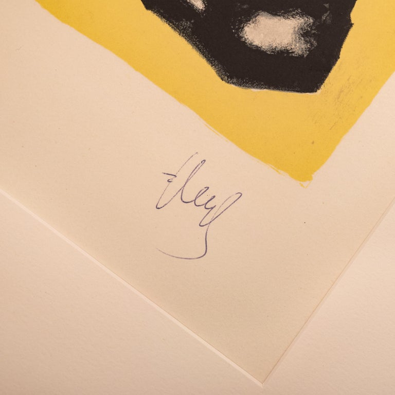 Fernand Léger - Original French MCM Modernist Signed Abstract ...