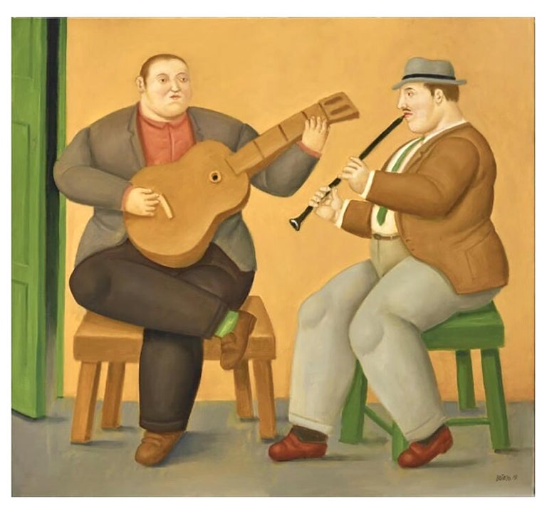 Fernando Botero - Fernando Botero, Musici, 2019, Oil on canvas, 88 x 81 ...
