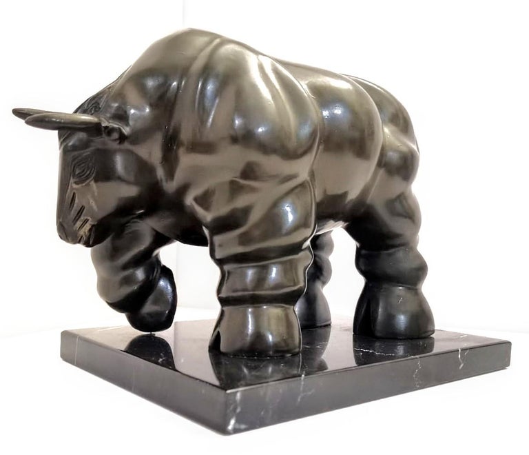 Stier-Bronze-Skulptur im Angebot bei 1stDibs
