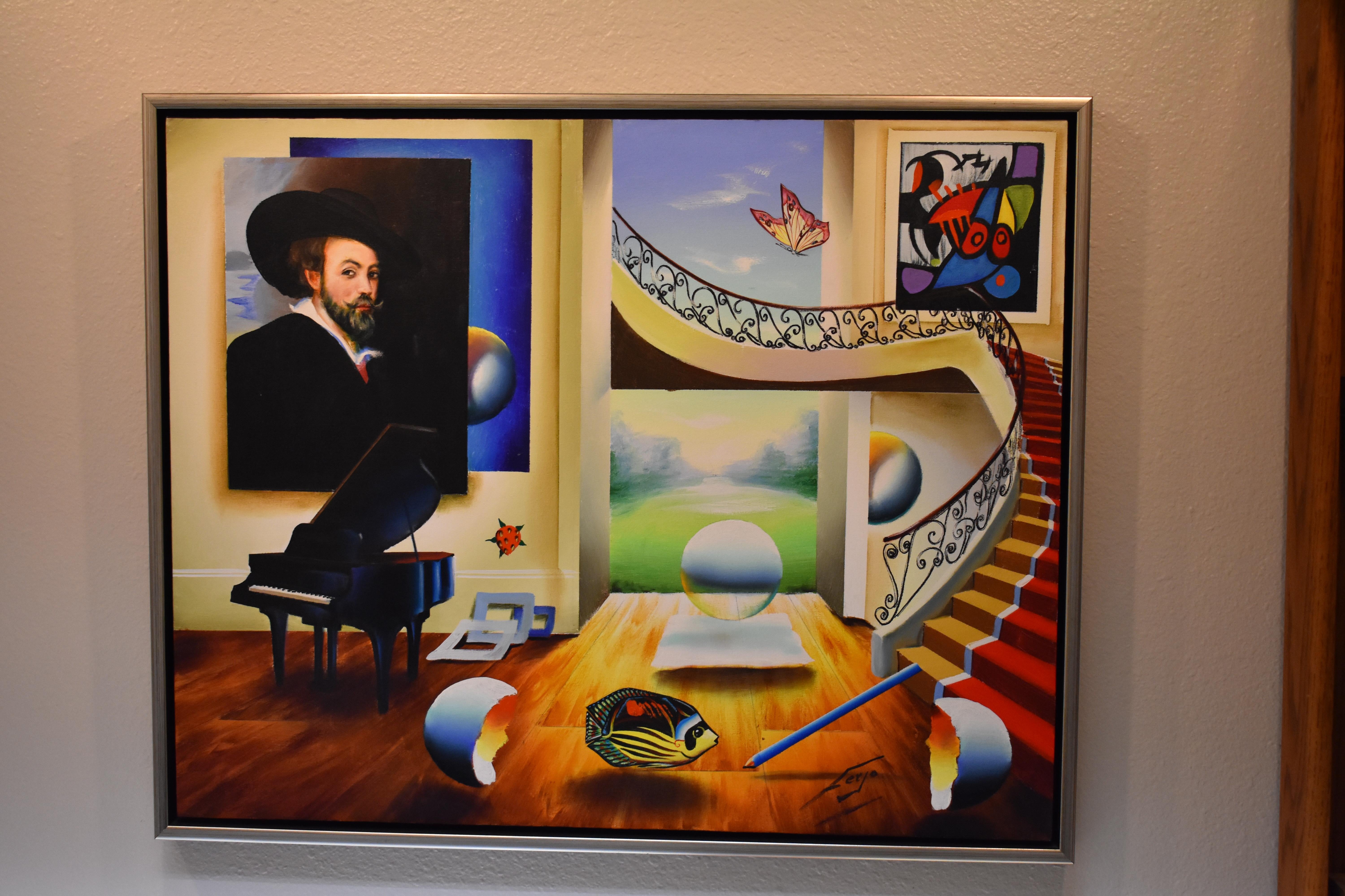 Blend Cota - Vive La Liberté - Statue of Liberty - Original Oil on ...