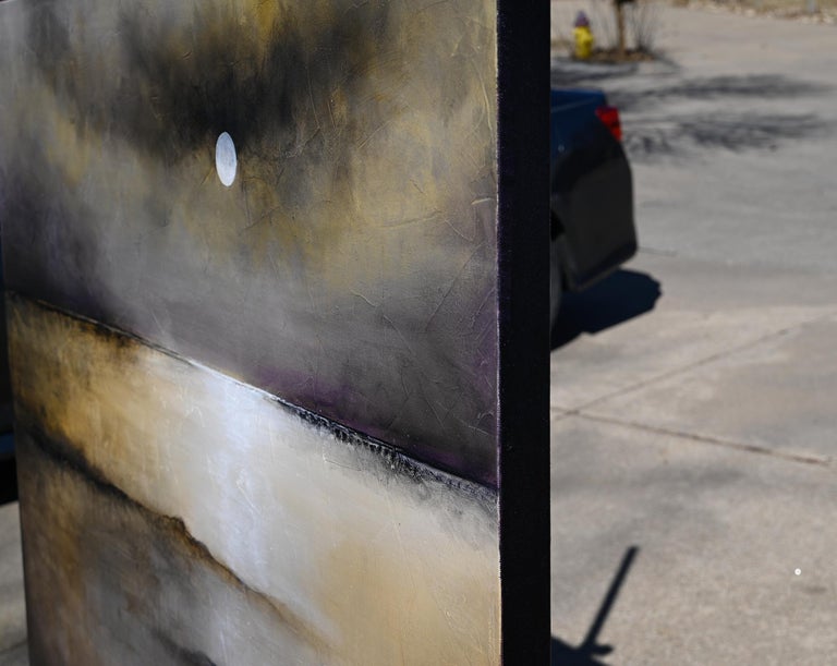 Fernando Garcia - Full Moon, Abstract Painting For Sale at 1stDibs