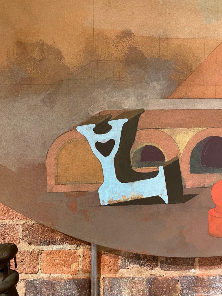 Fernando Maza Abstract Painting, 1971, Signed For Sale at 1stDibs